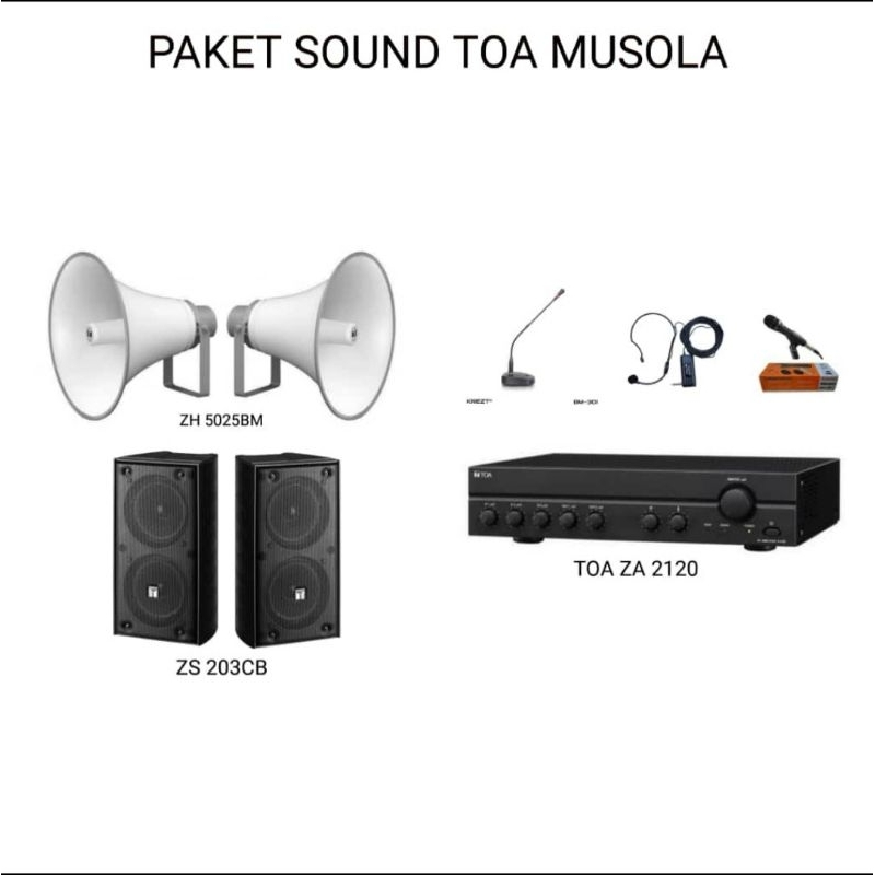 Jual Paket Sound System Mushola | Paket Sound TOA Mushola | Paket Sound ...