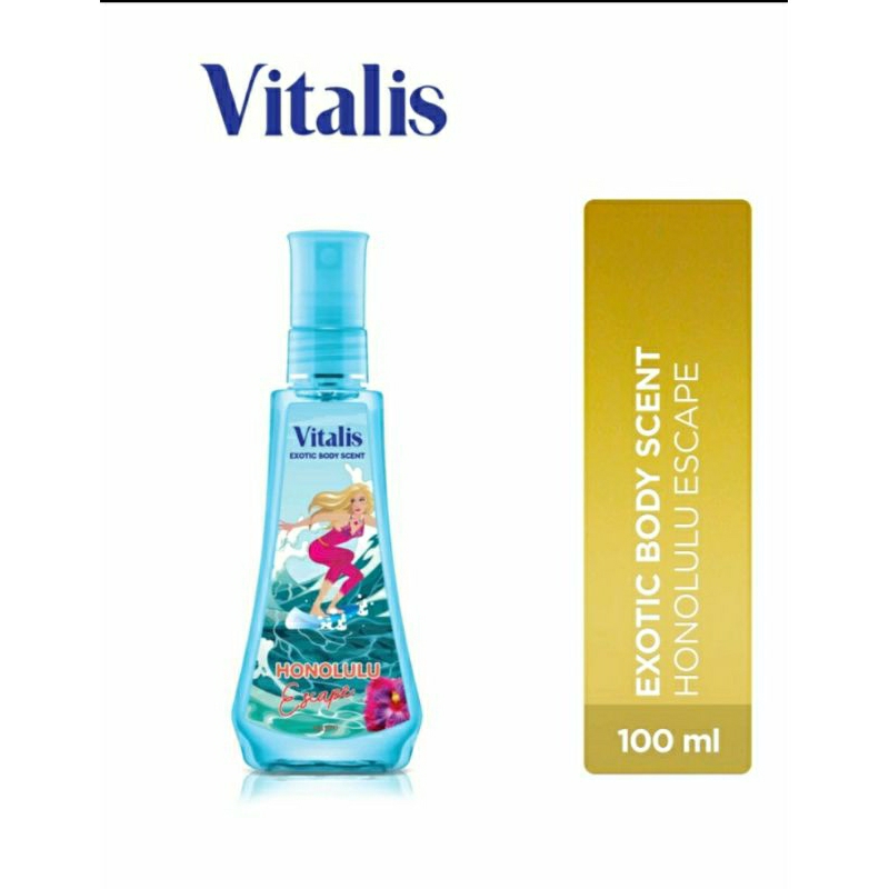 Jual Vitalis Exotic Body Scant 100ml | Eau De Joie | Body Mist Kemasan ...