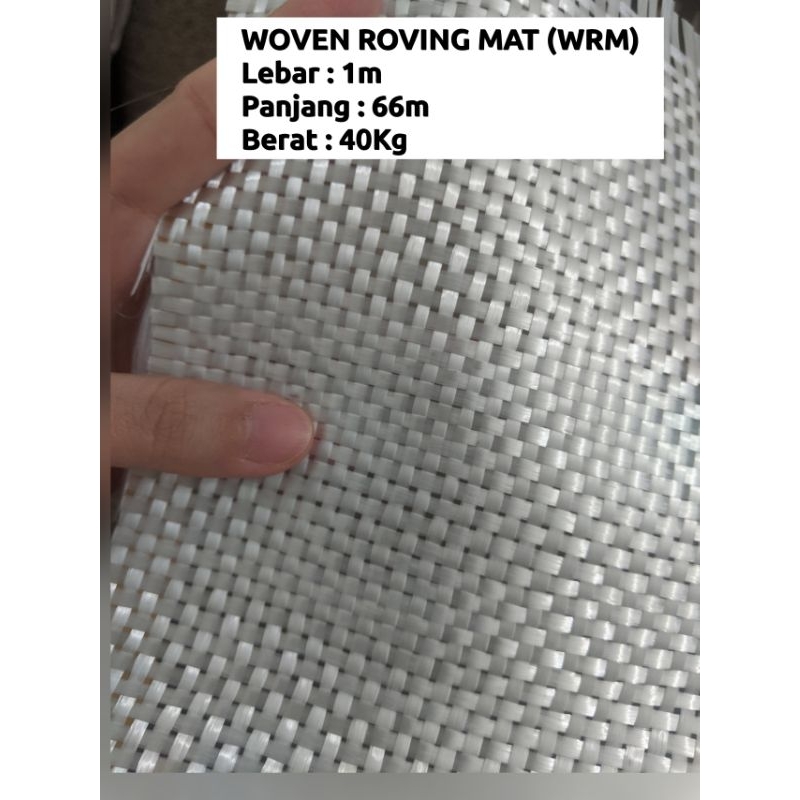 Jual WOVEN ROVING FIBER / Woven Roving Mat (WRM) WR 600 PerRoll ...