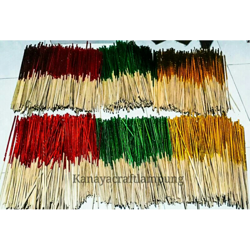 Jual Tangkai Bambu Aqiqah Warna Warni | Shopee Indonesia