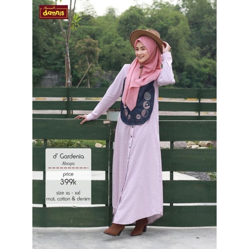 Jual Dannis abaya serambit/abaya d'gardenia | Shopee Indonesia