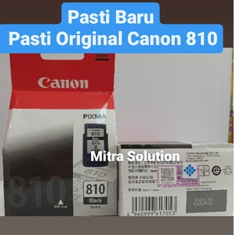 Jual Canon PG 810 Black Hitam Original PG810 Pg-810 PG 810 Original ...