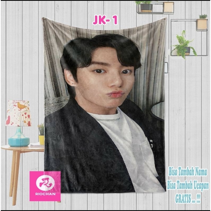 Jual selimut Jungkook - selimut JK - selimut BTS - selimut ganteng ...