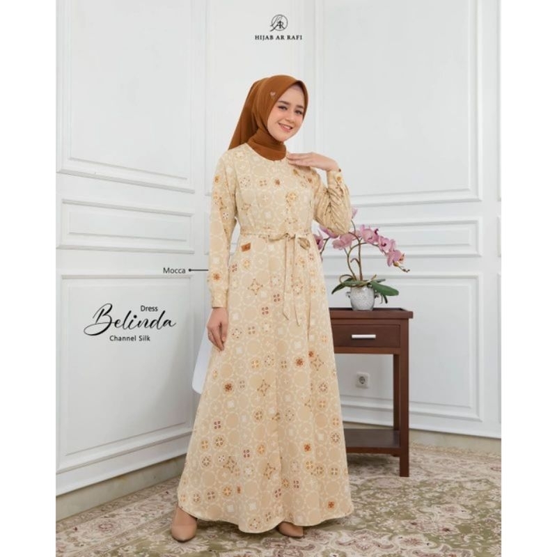 Jual Belinda dress Ar-rafi gamis ar-rafi maxy silk Ar-rafi promo ...
