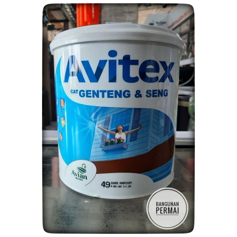 Jual AVITEX CAT GENTENG DAN SENG 4KG/CAT GENTENG/CAT GENTENG DAN SENG ...