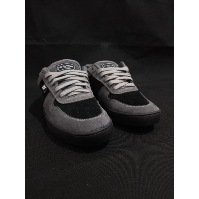 Jual SKATEBOARD SNEAKER GEMUK | SEPATU LUXURIOUS WAWON LEATHER - GREY ...