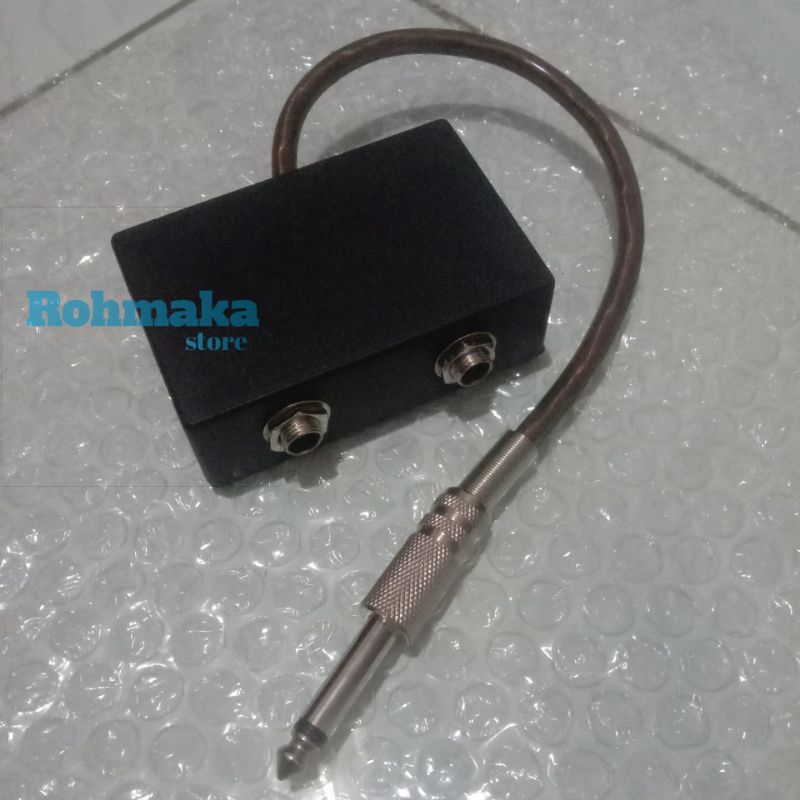 Jual Paralel Mic Vokal 2 input / Penambah mic / Converter Mic Dynamic ...