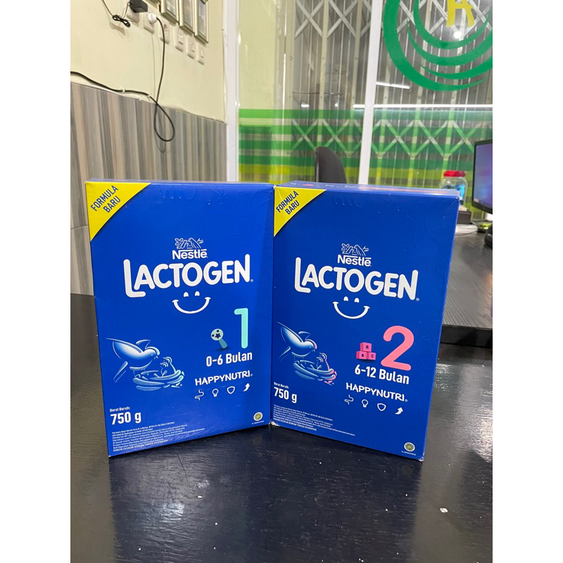 Jual Nestle Lactogen 1 Susu Formula 0-6 bulan Box 750gr&1kg | Shopee ...