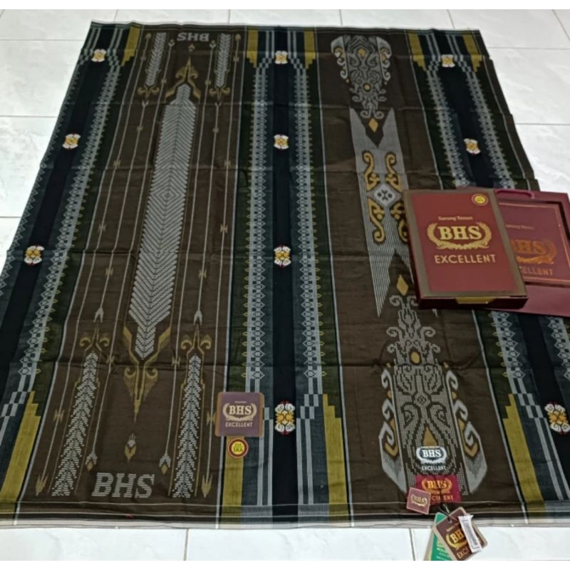 Jual Sarung BHS EXCELLENT Hitam Songket Terbaru Sarung Mewah Barang ...