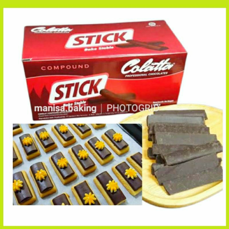 Jual COLATTA STICK 200 GRAM COKLAT STIK KUE KERING COOKIES | Shopee ...