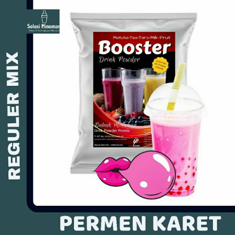 Jual Promo Bubuk Minuman Drink Powder Booster Rasa Permen Karet 1Kg ...