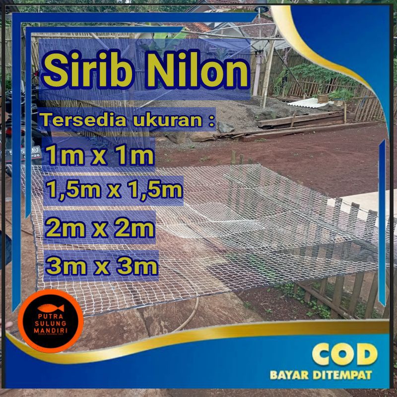 Jual Jaring tradisional sirib anco hanco ikan ukuran 1,5m x 1,5m siap ...