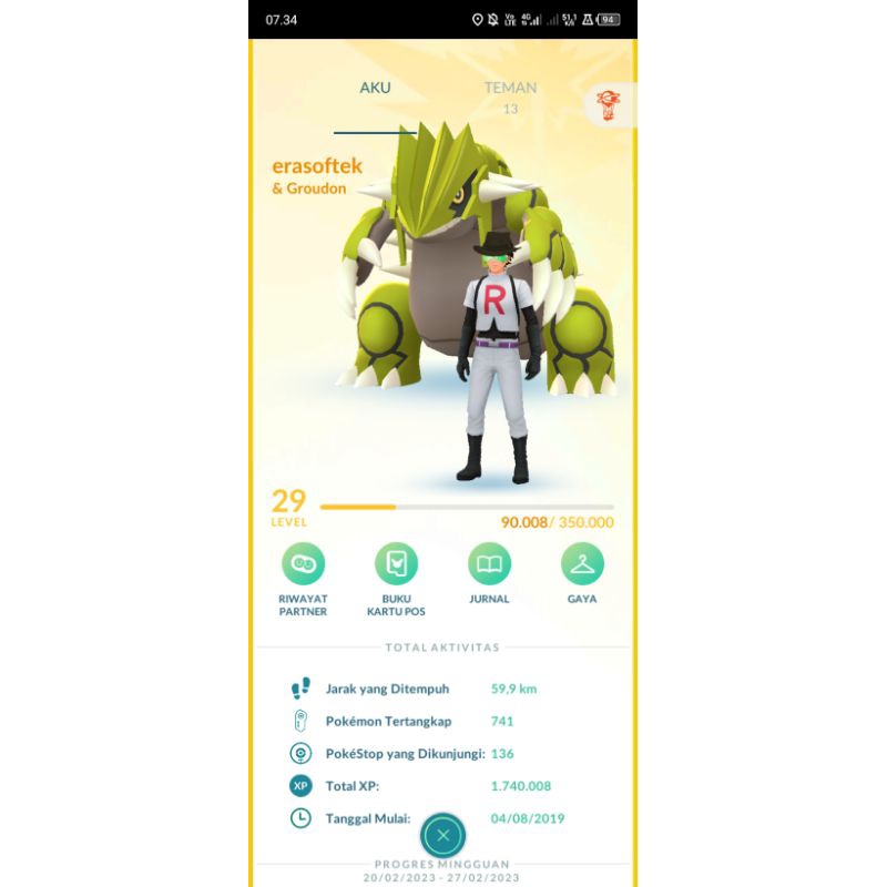 Jual akun pokemon go level 29 | Shopee Indonesia Jual akun pokemon go level 29 | Shopee Indonesia