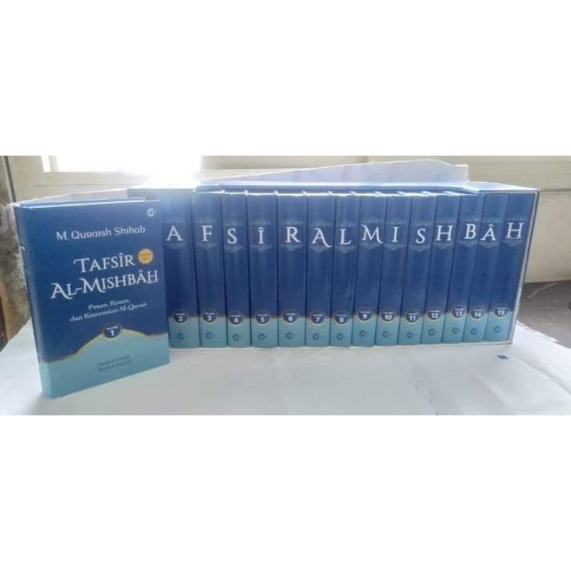 Jual Tafsir Al Misbah prof Muhammad Quraish Shihab terbaru 15 jilid kertas elegan | Shopee Indonesia