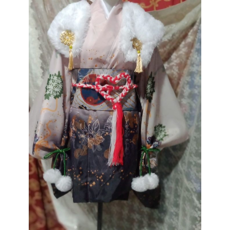 Jual Kobo Kanaeru Vtuber Hololive Kimono Cosplay Costume Kostum ...