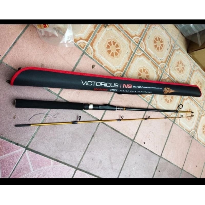 Jual joran maguro Victorious ns 180 cm joran solid | Shopee Indonesia