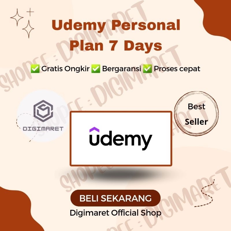 Jual Udemy Personal Plan Private | Udemy Course Premium | Shopee Indonesia
