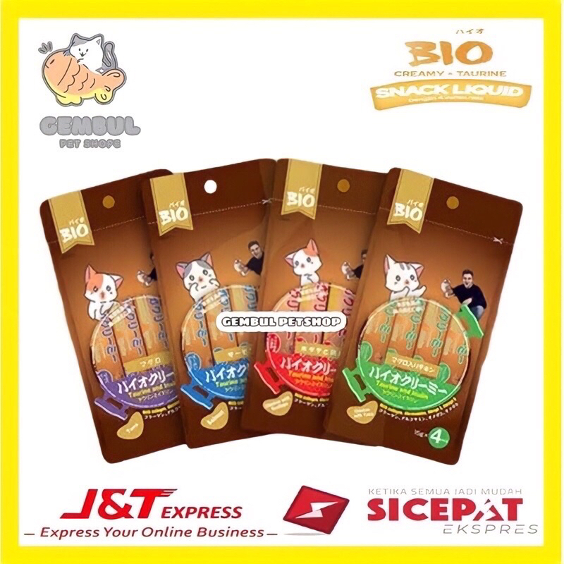 Jual GEMBUL PETS Bio Creamy Treats 15 gr | Snack Kucing Ecer Satuan 15 ...