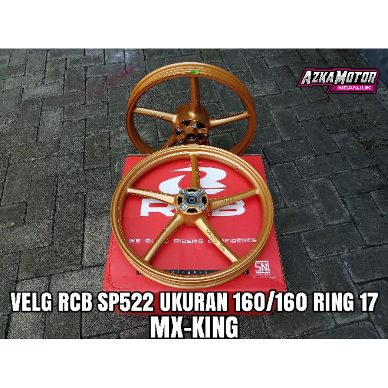 Jual Velg RCB Racing Boy type SP522 double disc untuk MX-King & Custom Universal (Tiger, CB150R ...