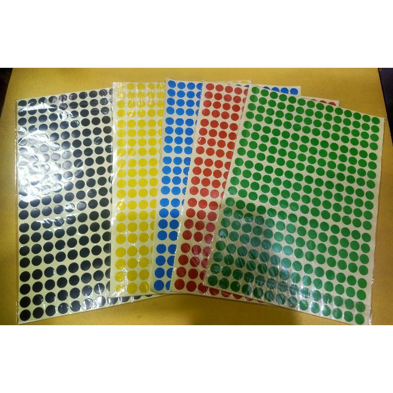 Jual Label Stiker Warna Bulat 10mm | Shopee Indonesia