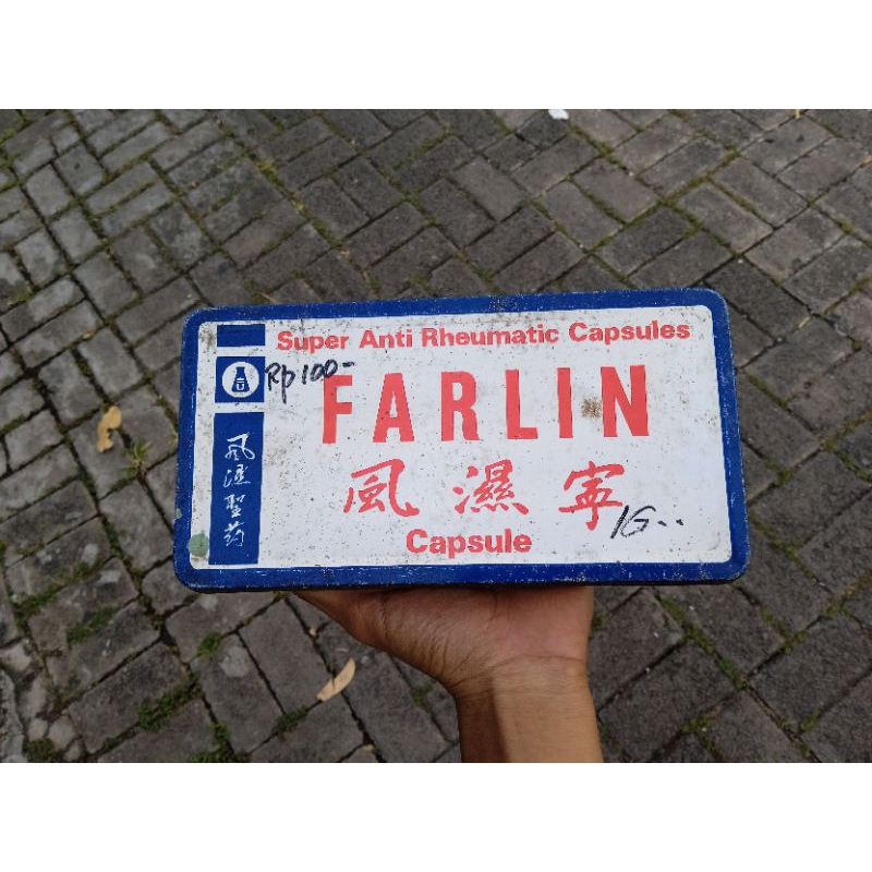 Jual kotak kaleng obat jadul farlin bekas | Shopee Indonesia