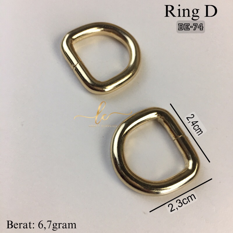 Jual Ring kotak / Ring D / Ring O / Ring Pengait Cantelan tali webbing ...