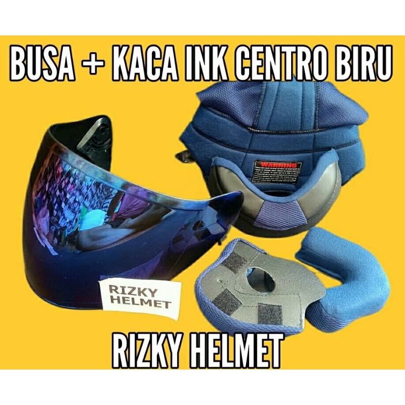 Jual Busa Helm INK CENTRO + Kaca Helm INK CENTRO & Rachet | Shopee ...