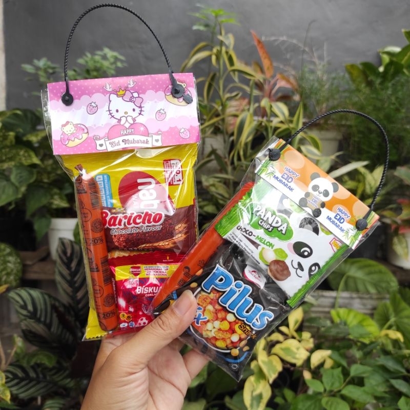 Jual Label Snack || Paket Label - Plastik - Tali Plintir | Shopee Indonesia