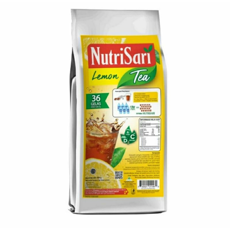 Jual NutriSari Lemon Tea Refill 400gr | Shopee Indonesia