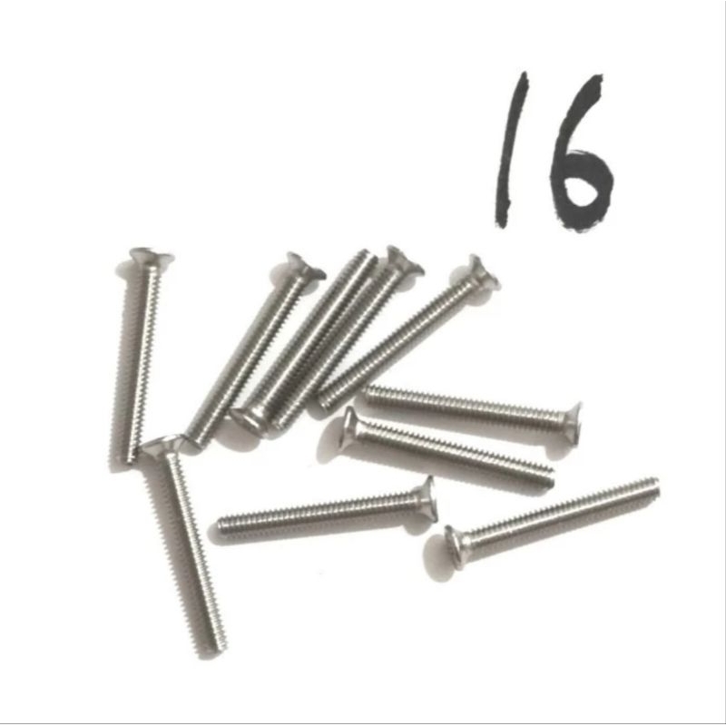 Jual STAINLESS screw baut - 16mm - isi 10 pcs - Tamiya Rep | Shopee ...