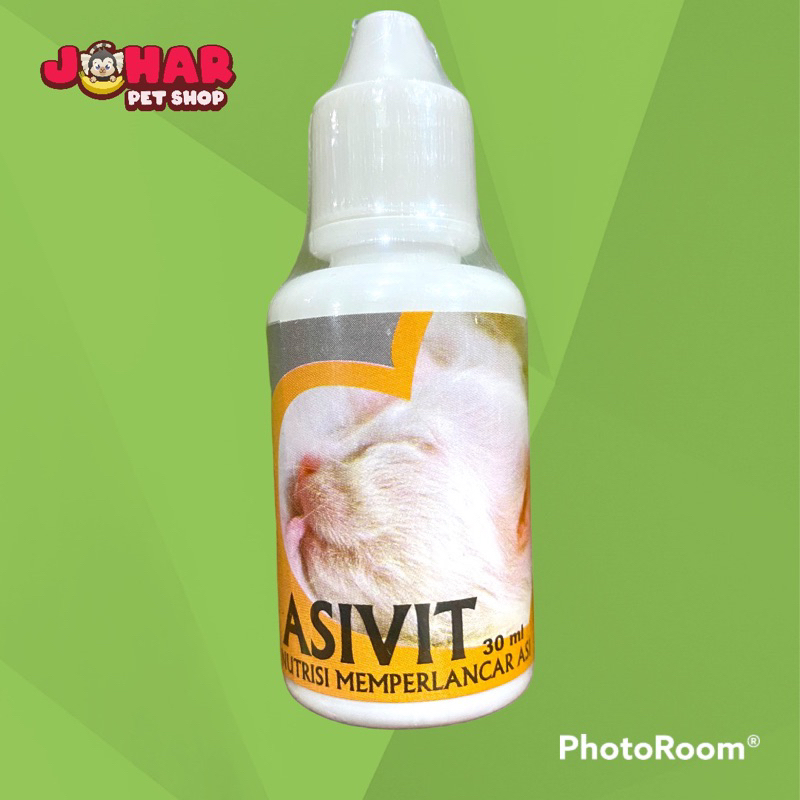 Jual Asivit 30ml suplemen vitamin memperlancar asi induk kucing ...