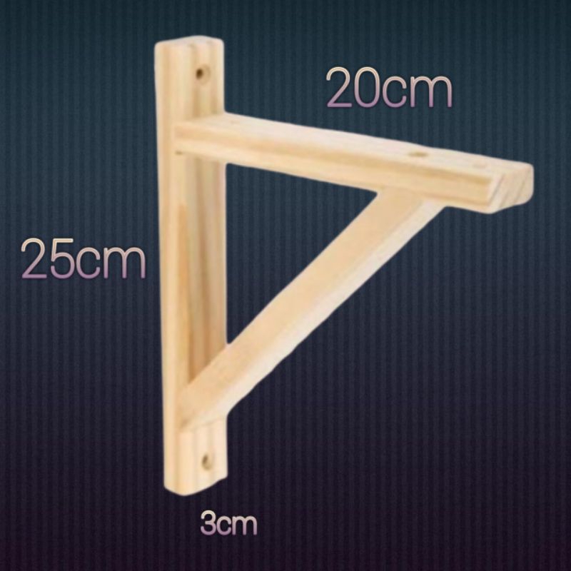 Jual Siku kayu serbaguna penyangga kayu multifungsi gantungan lampu vas ...
