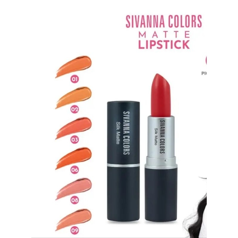 Jual Sivanna colors silk Matte lipstick | Shopee Indonesia