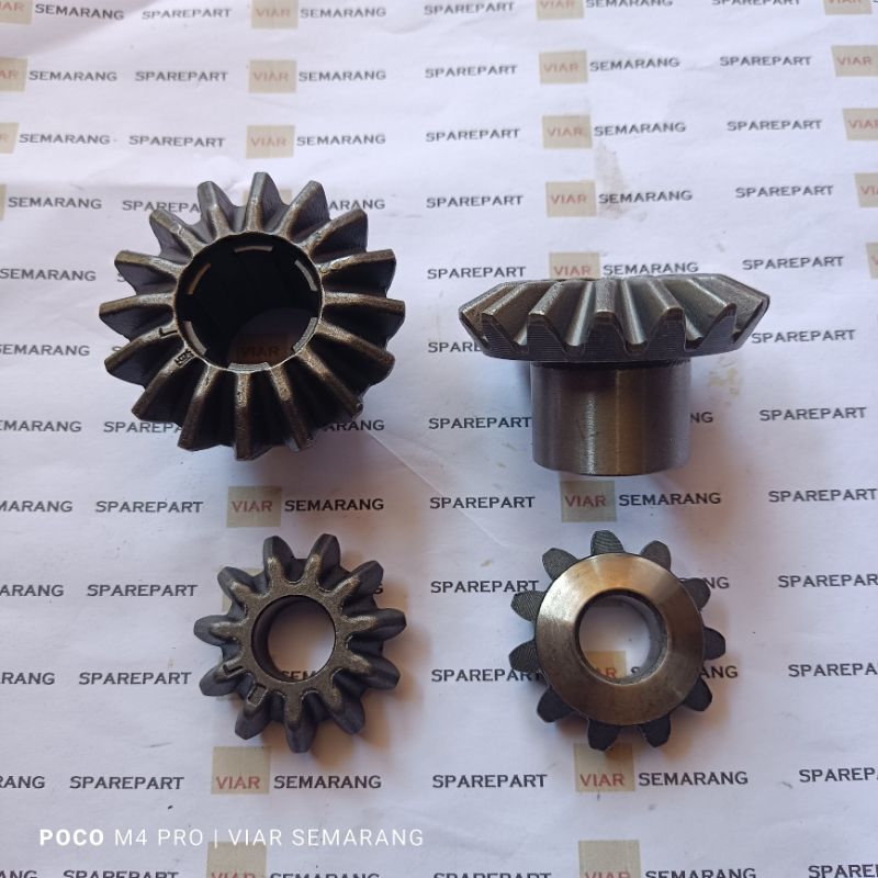 Jual Gigi Gardan set viar grobak roda 3 original gear gardan viar set ...