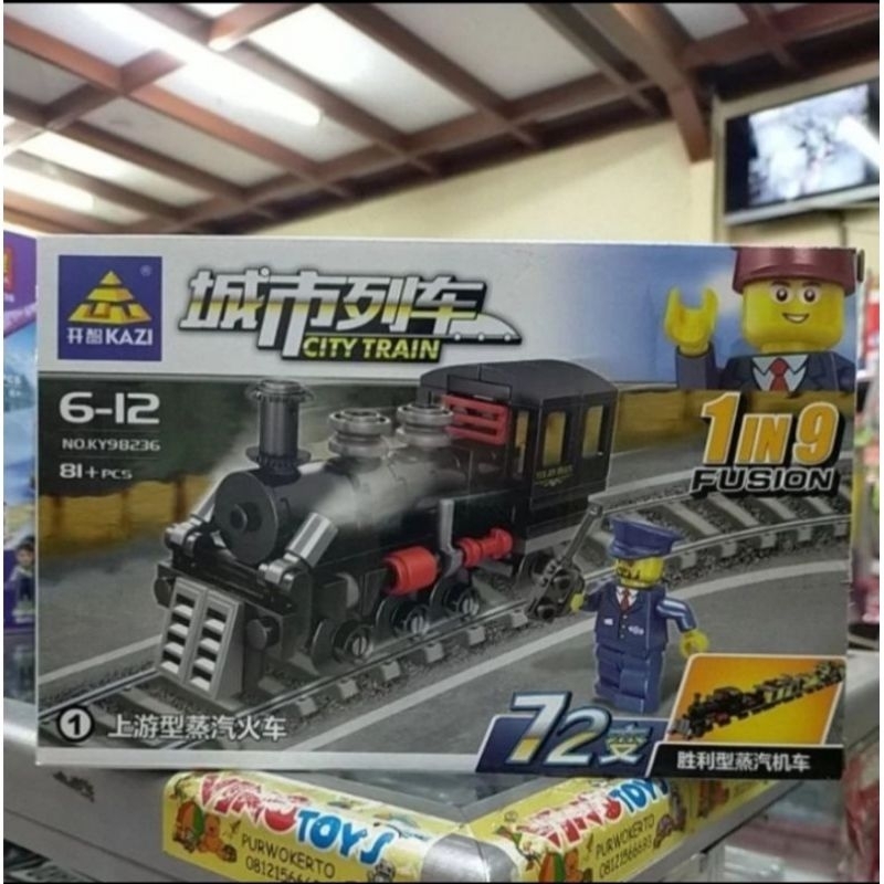 Jual mainan balok edukasi lokomotif kereta api train ky98236 | Shopee Indonesia
