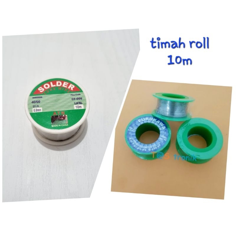Jual Timah Solder roll 10 Meter Per Roll | Shopee Indonesia
