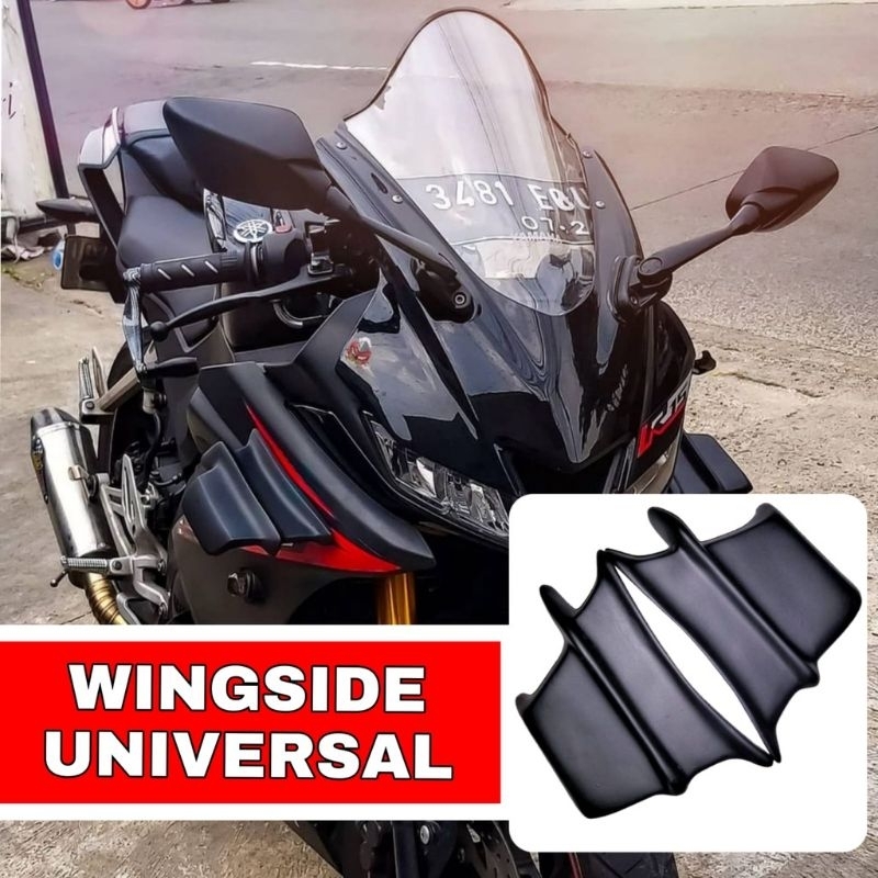Jual Wingled Aerodynamic Winglet Sayap Universal Semua Motor PLASTIK ...