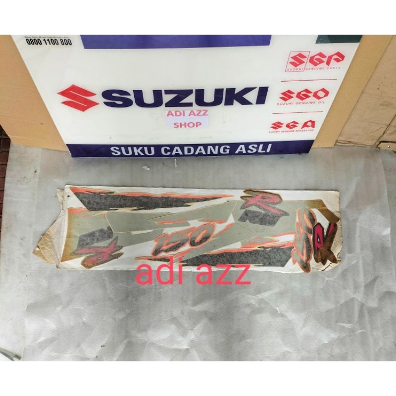 Jual striping stiker lish polet Suzuki rg RGR 150 bukan ori laminasi ...
