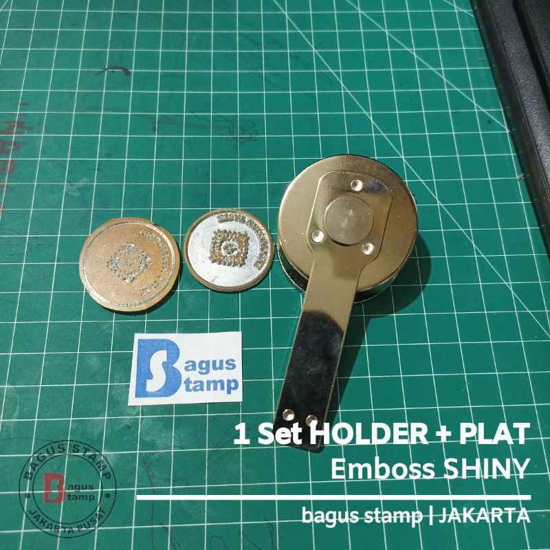 Jual Stempel Emboss Timbul Shiny EM Bulat Kotak Diameter 36mm 46mm ...