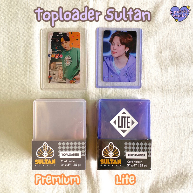 Jual (Eceran 5pcs) Toploader Photocard Sultan Premium/Mini PEEL OFF ...