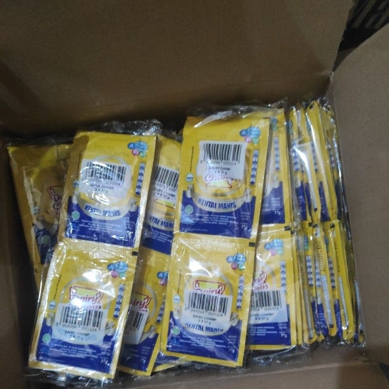 Jual Dairy Champ skm renteng (6 sachet) | Shopee Indonesia