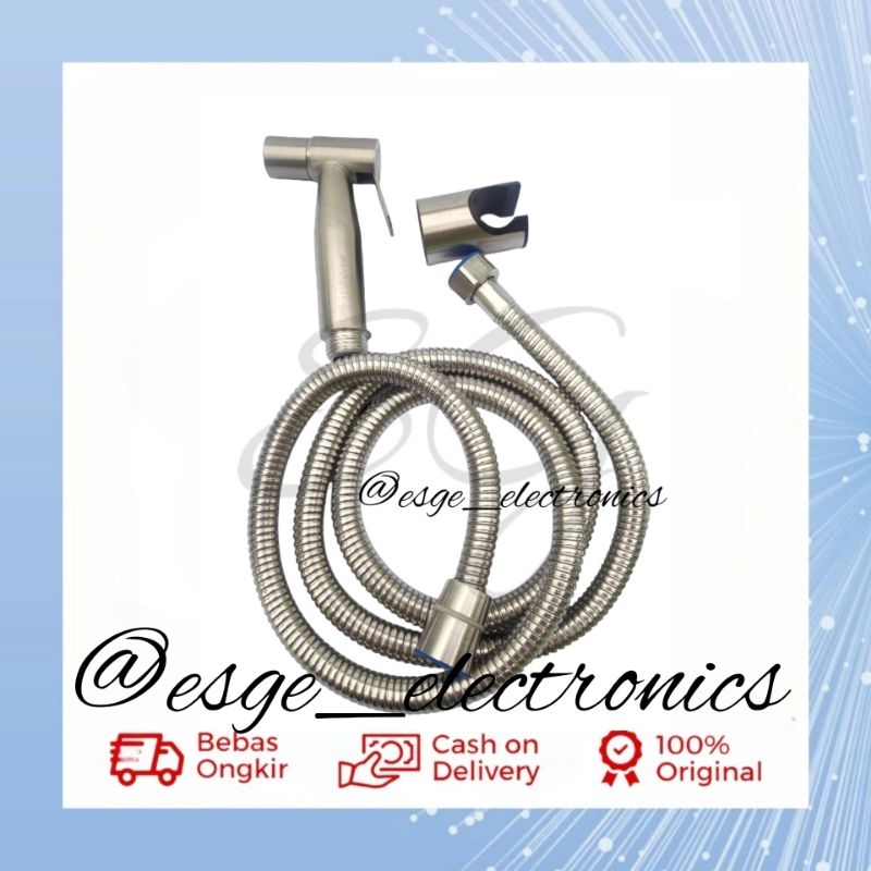 Jual JET SHOWER BIDET SPRAY BIDET SET ENGKOL TEKAN DENGAN PENUTUP / SHOWER BIDET CEBOK JET CEBOK ...