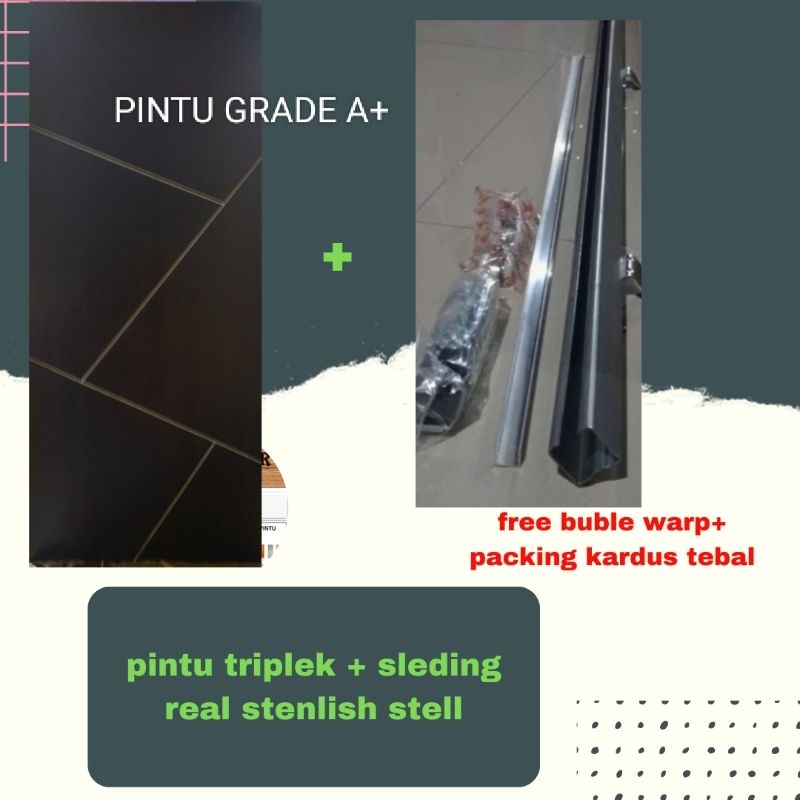 Jual pintu geser (sliding ) | Shopee Indonesia