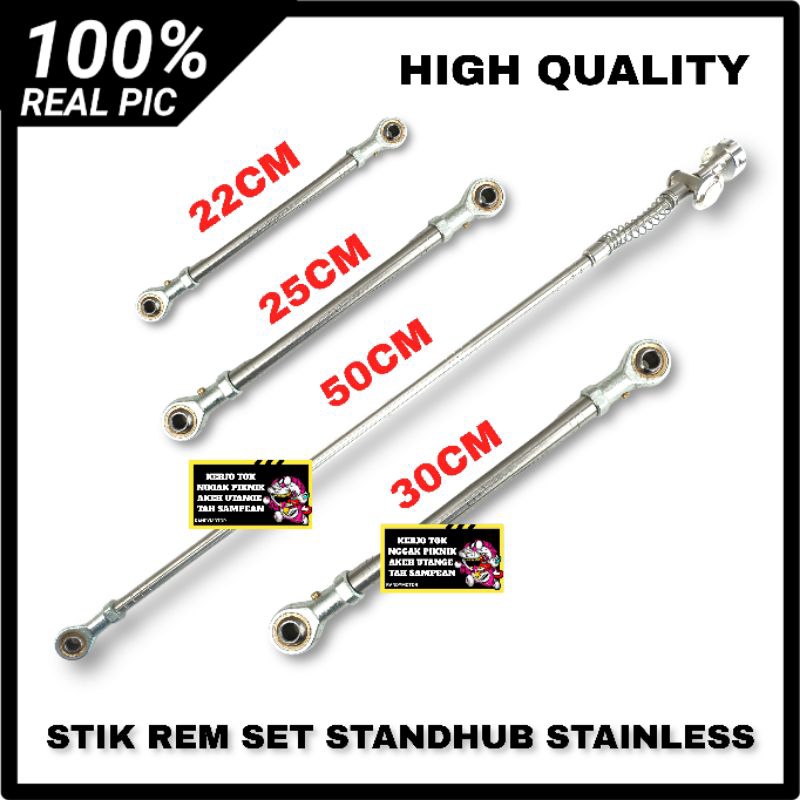 Jual STIK REM STICK REM PANJANG 50CM SET STANDHUB PENAHAN TROMOL ...