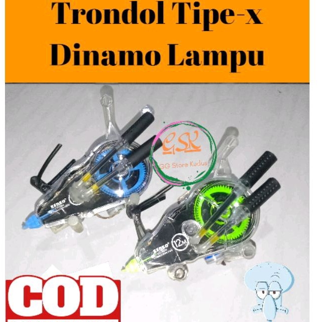 Jual Trondol Tipe X ful Modif Dinamo Knalpot Lampu Baterai Sudah Jadi ...