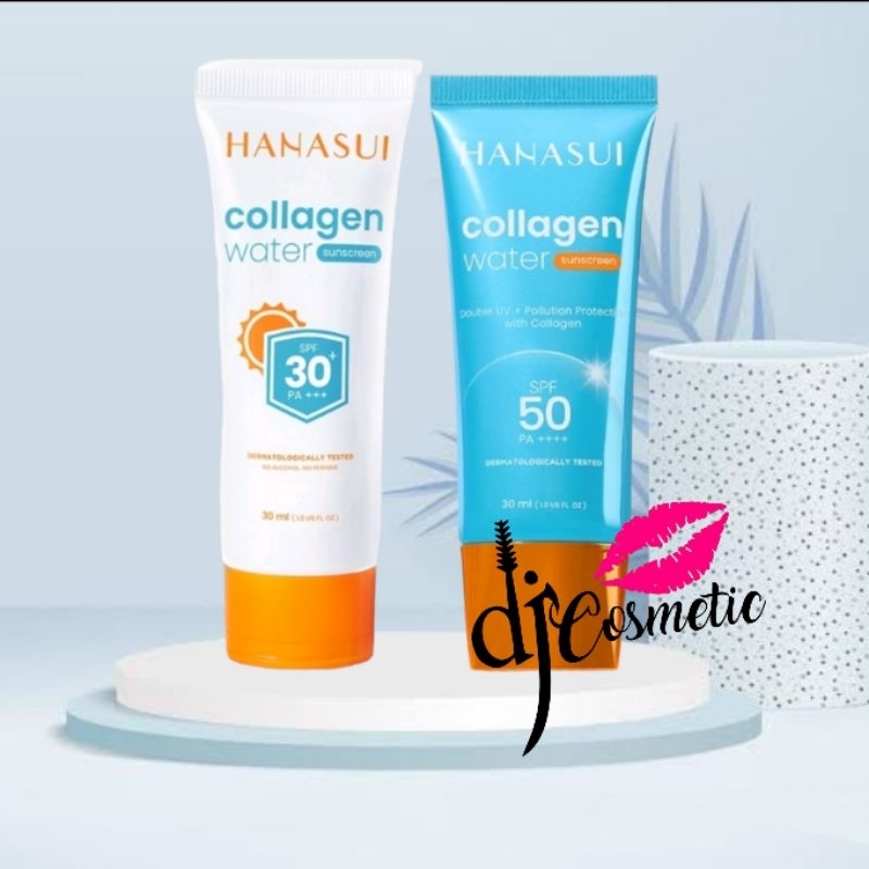Jual [Sunscreen 30ml] Hanasui Collagen Water Sunscreen SPF 30 | SPF 50 ...