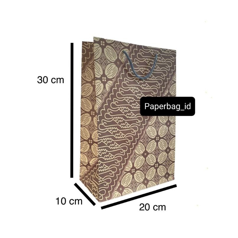Jual Paper bag 20x10x30 Batik ( R6 pjg Batik ) | Shopee Indonesia