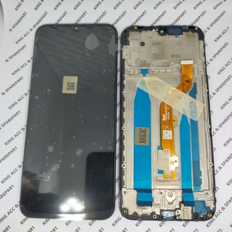 Jual LCD TOUCHSCREEN PLUS FRAME INFINIX SMART 4 X653 X653C | Shopee ...