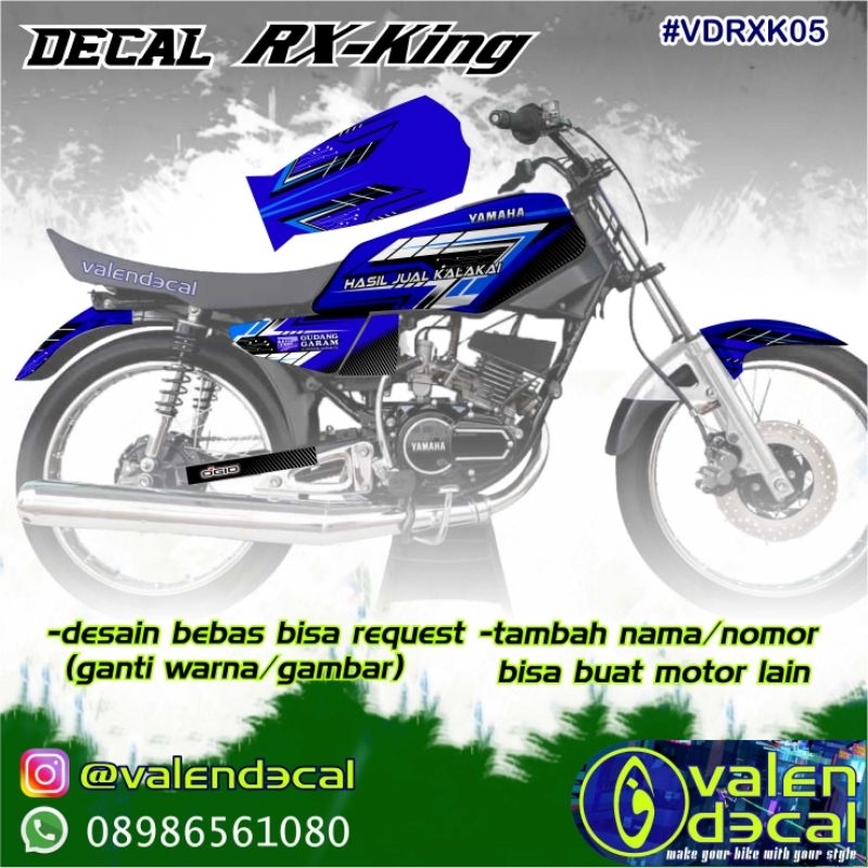 Jual Stiker Striping Decal RX King full body murah | Shopee Indonesia