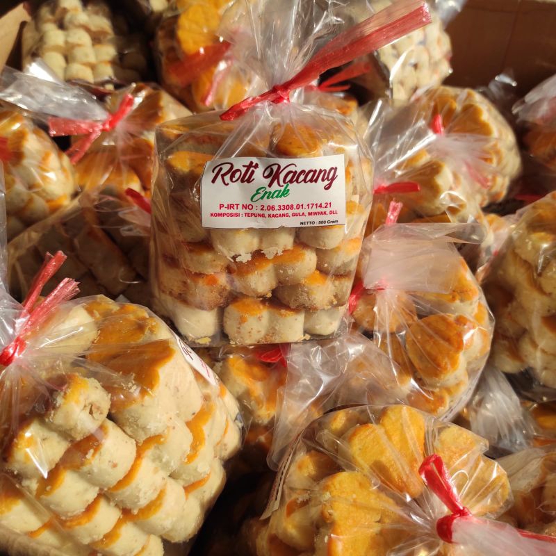 Jual kue Kacang / kue kering / Roti kacang / roti kacang 500 gram ...